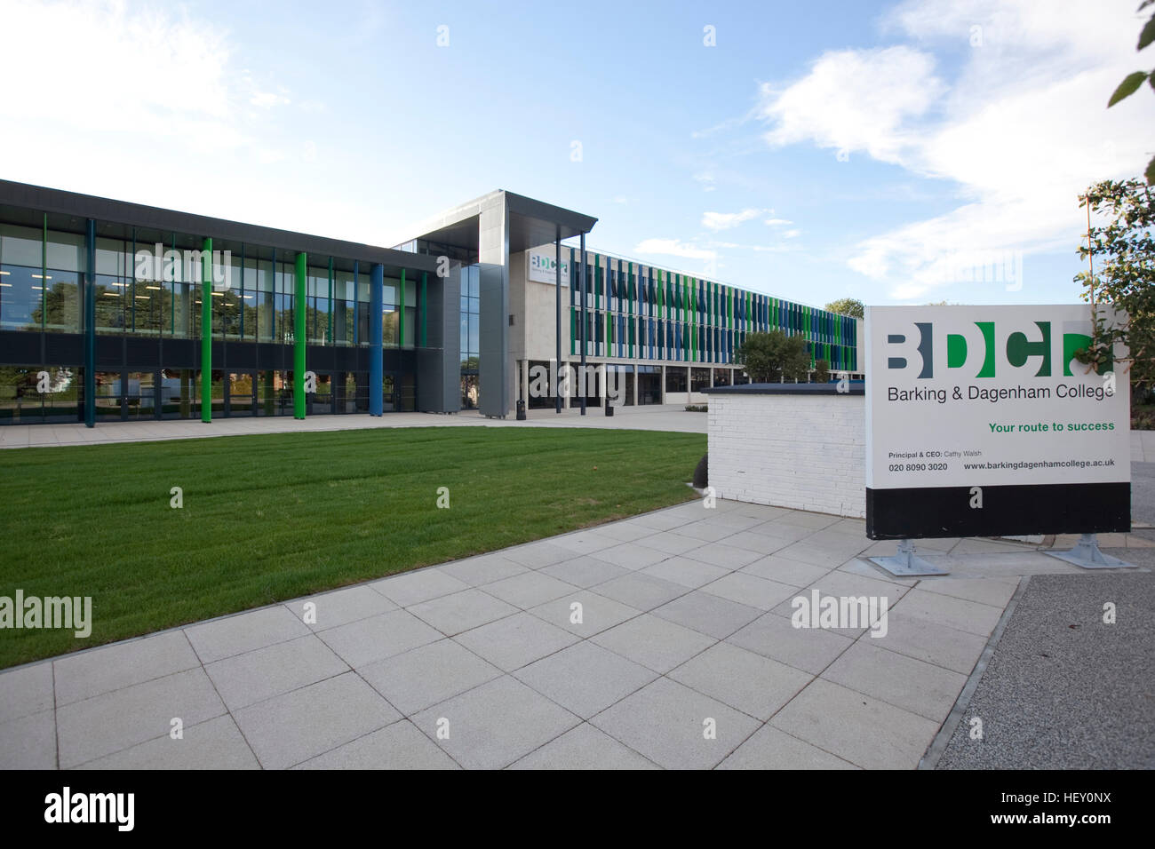 Barking and Dagenham College London Romsey BDC Stock Photo - Alamy