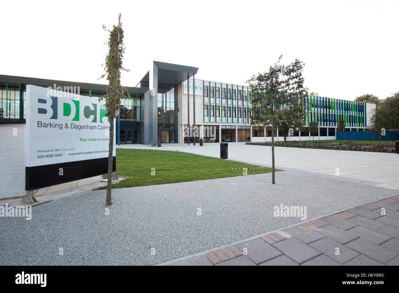 Barking and Dagenham College London Romsey BDC Stock Photo - Alamy