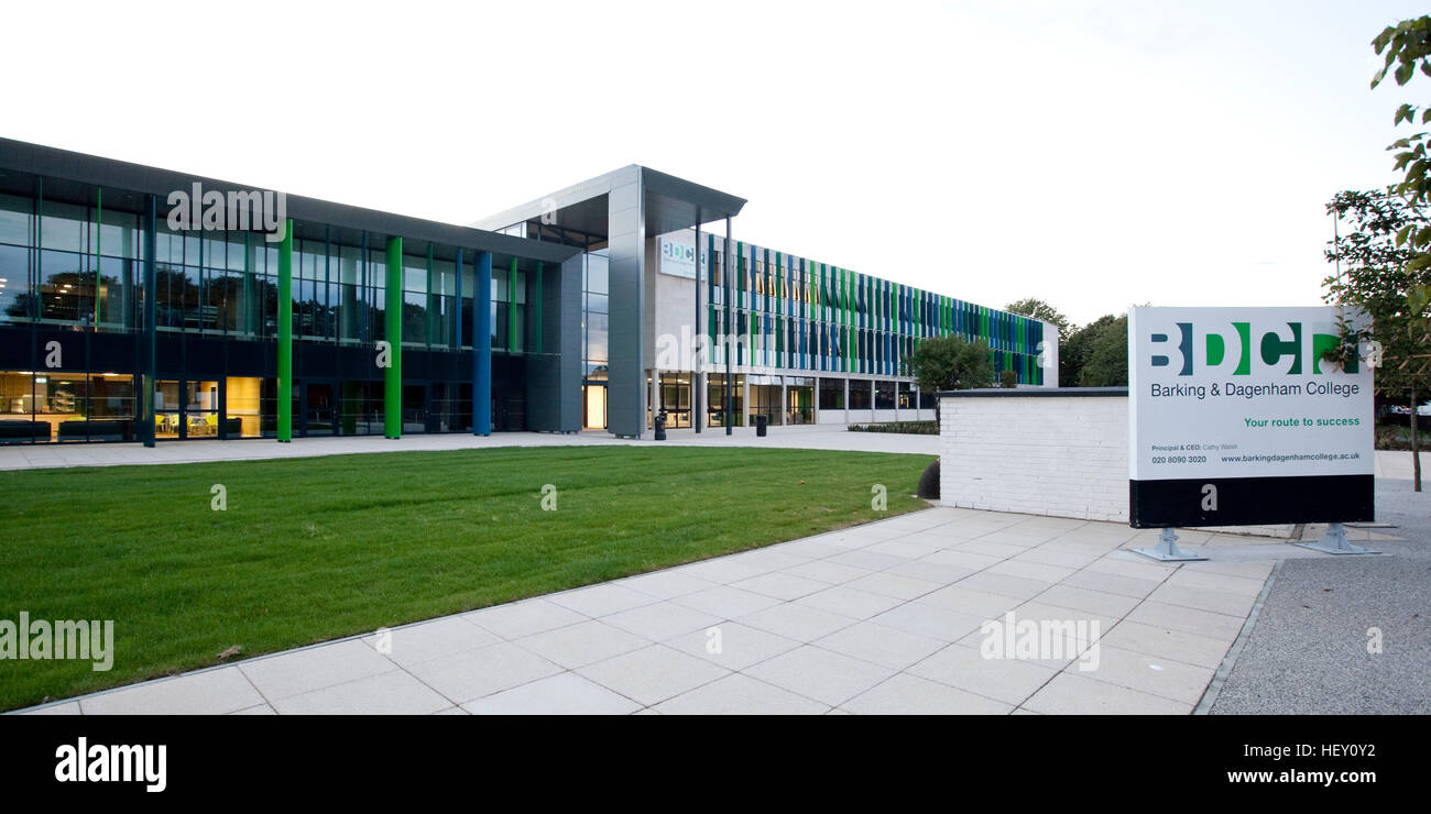 Barking and Dagenham College London Romsey BDC Stock Photo - Alamy