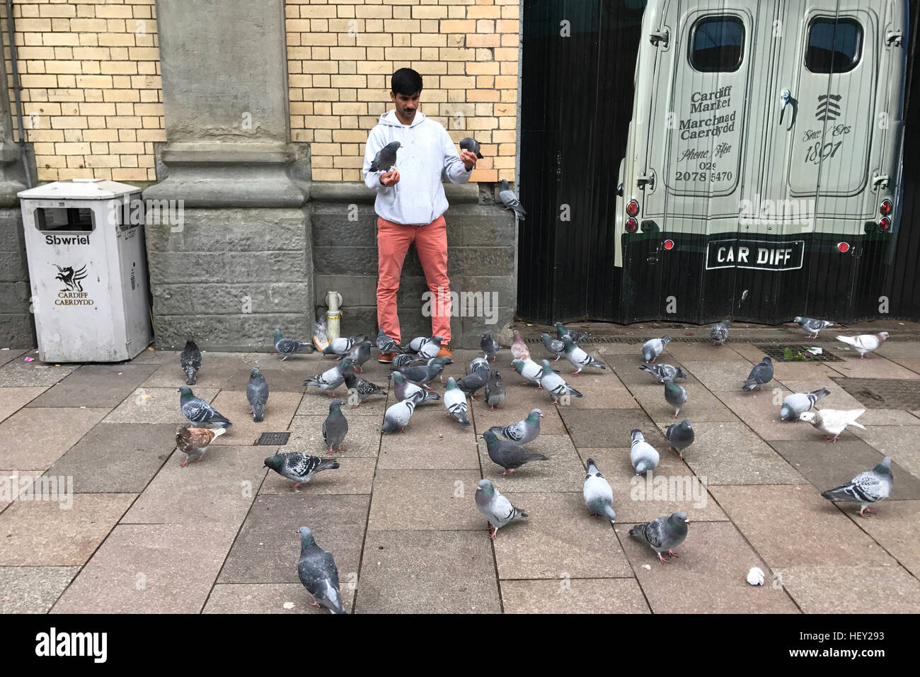 Man eating birds hi-res stock photography and images - Alamy