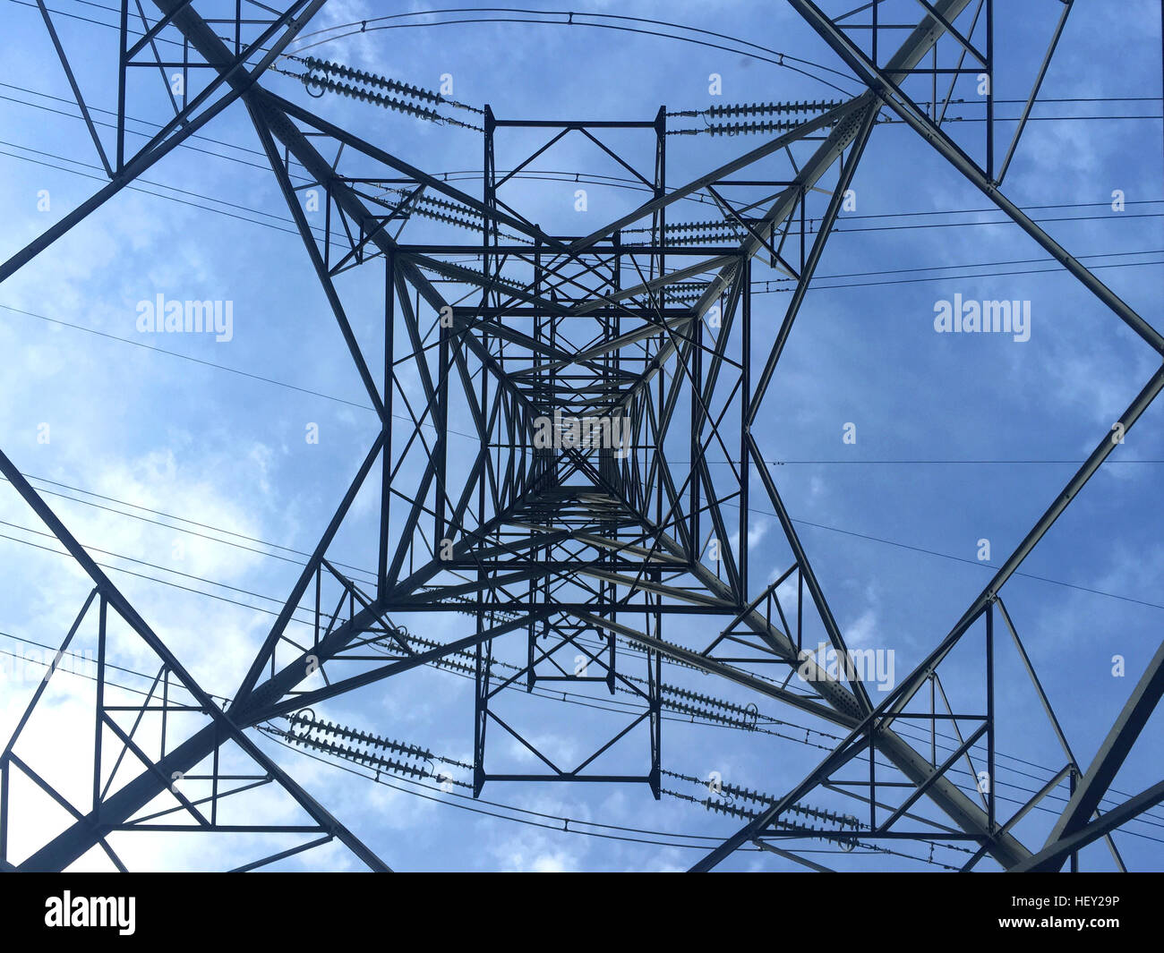 Abstract electricity pylon hi-res stock photography and images - Alamy