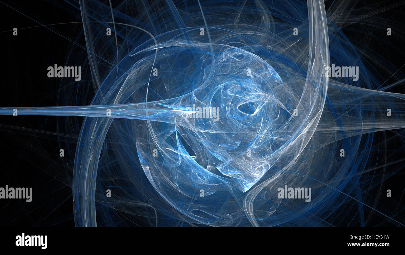 Cosmic blue waves light flare hi-res stock photography and images - Alamy