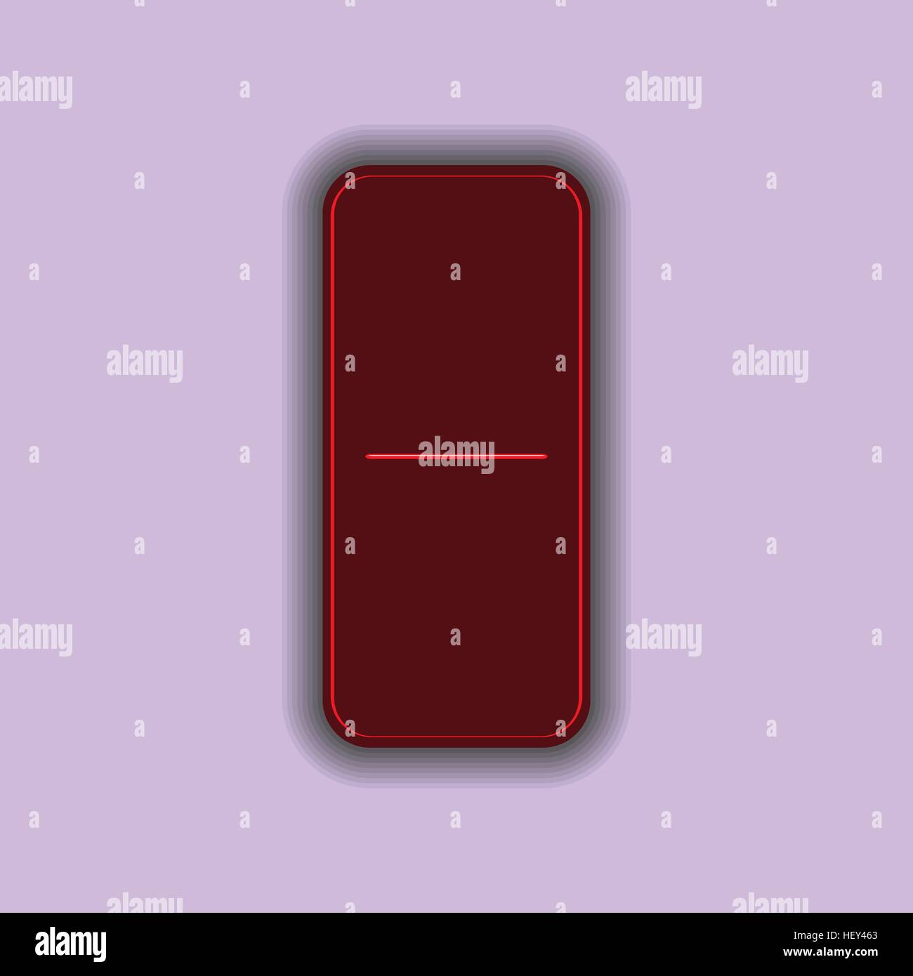 Domino heart. zero and zero on an isolated background. Modern flat icon ...