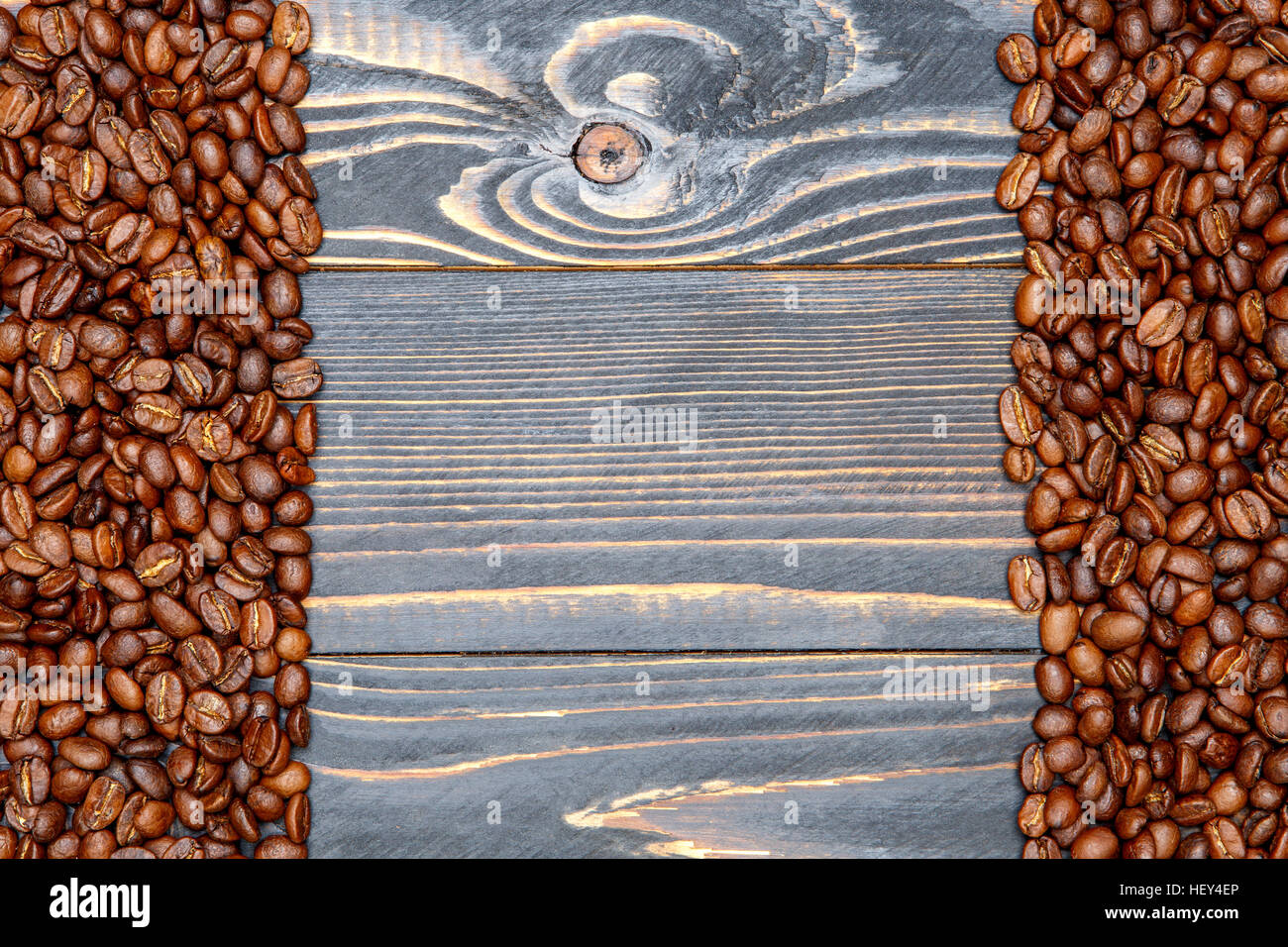 Coffee frame made of beans Stock Photo - Alamy