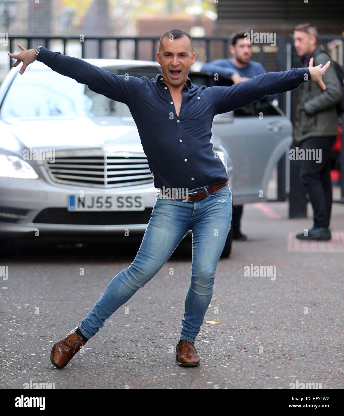 Louie Spence outside ITV Studios Featuring: Louie Spence Where: London ...