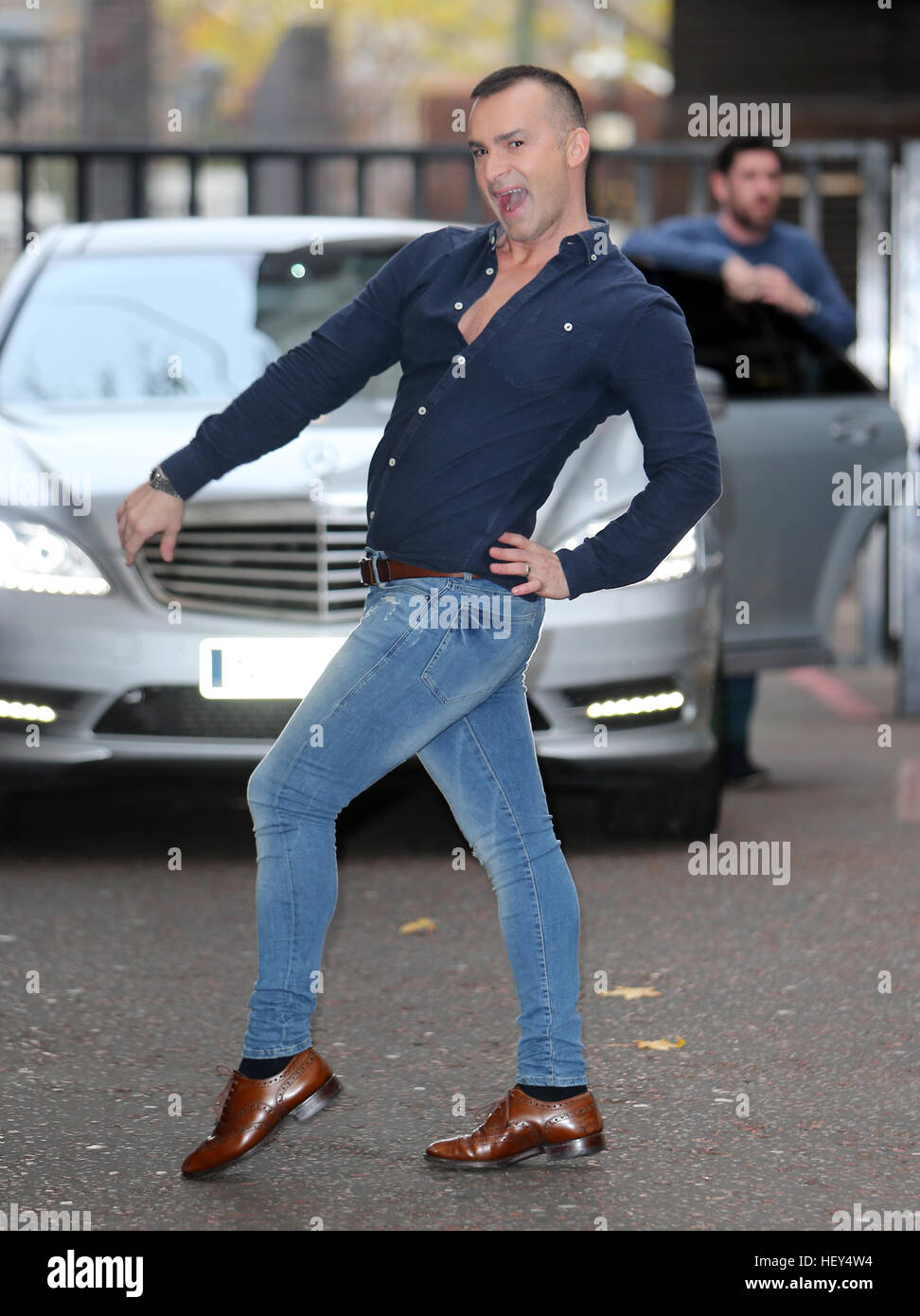 Louie Spence outside ITV Studios Featuring: Louie Spence Where: London ...