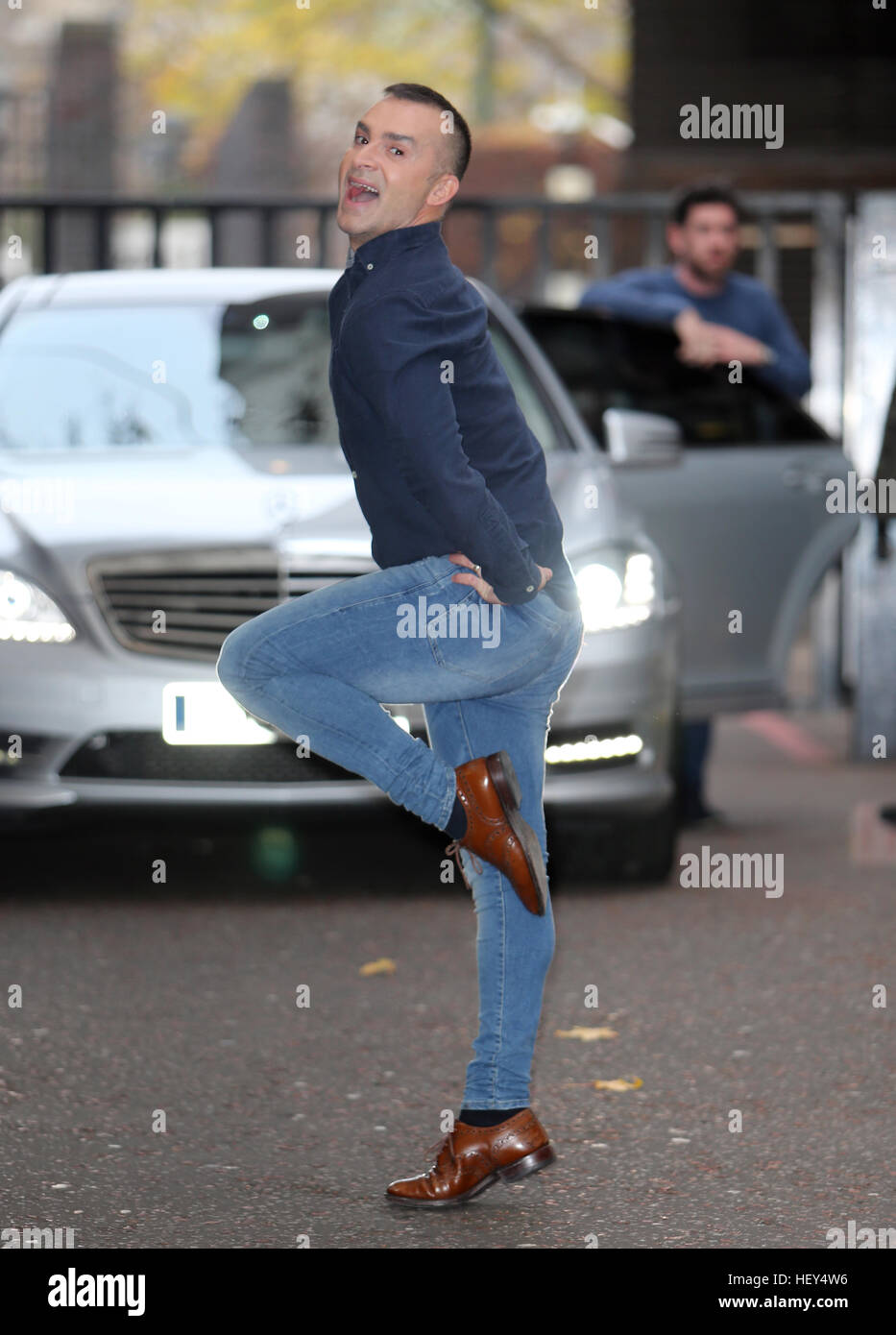 Louie Spence outside ITV Studios Featuring: Louie Spence Where: London ...