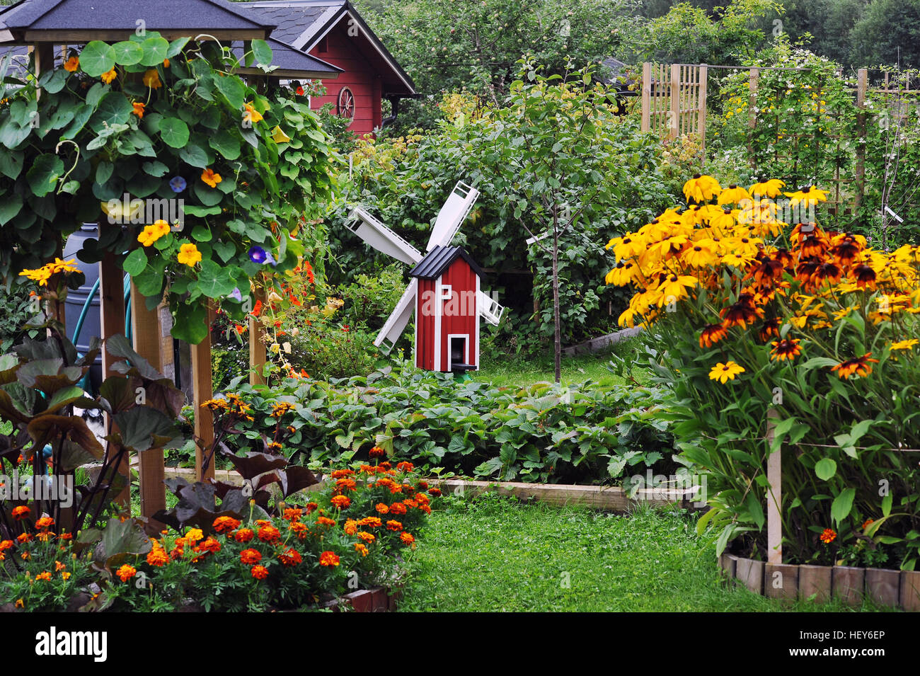 Finland summer gardens hi-res stock photography and images - Alamy