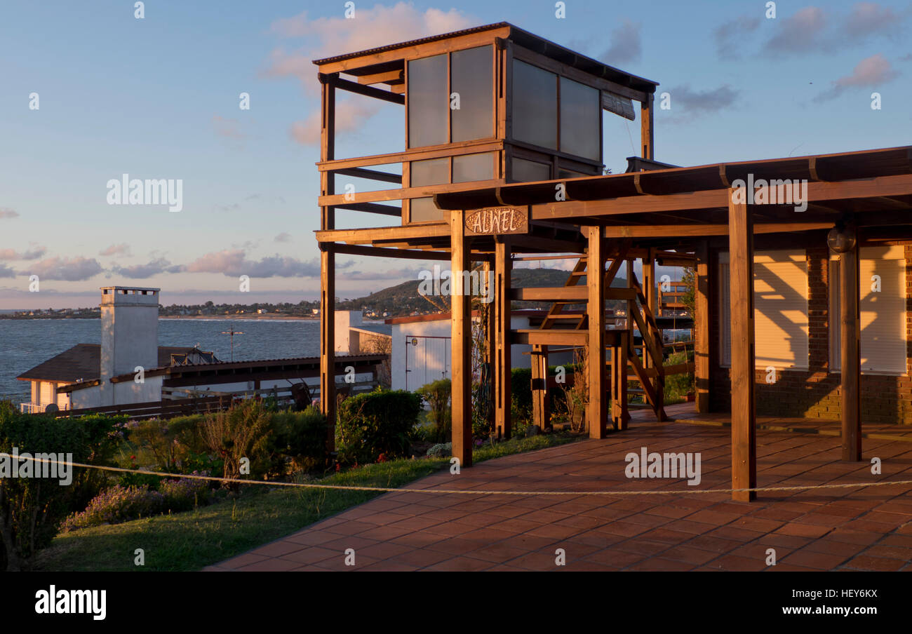 The holiday resort of Punta Colorada, Uruguay, South America Stock ...