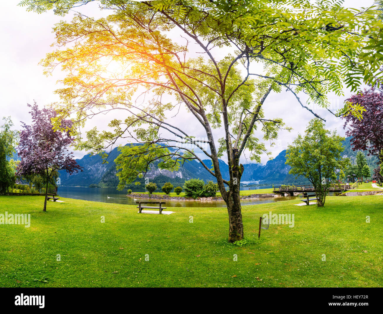 Lovely sidewalk view path hi-res stock photography and images - Alamy