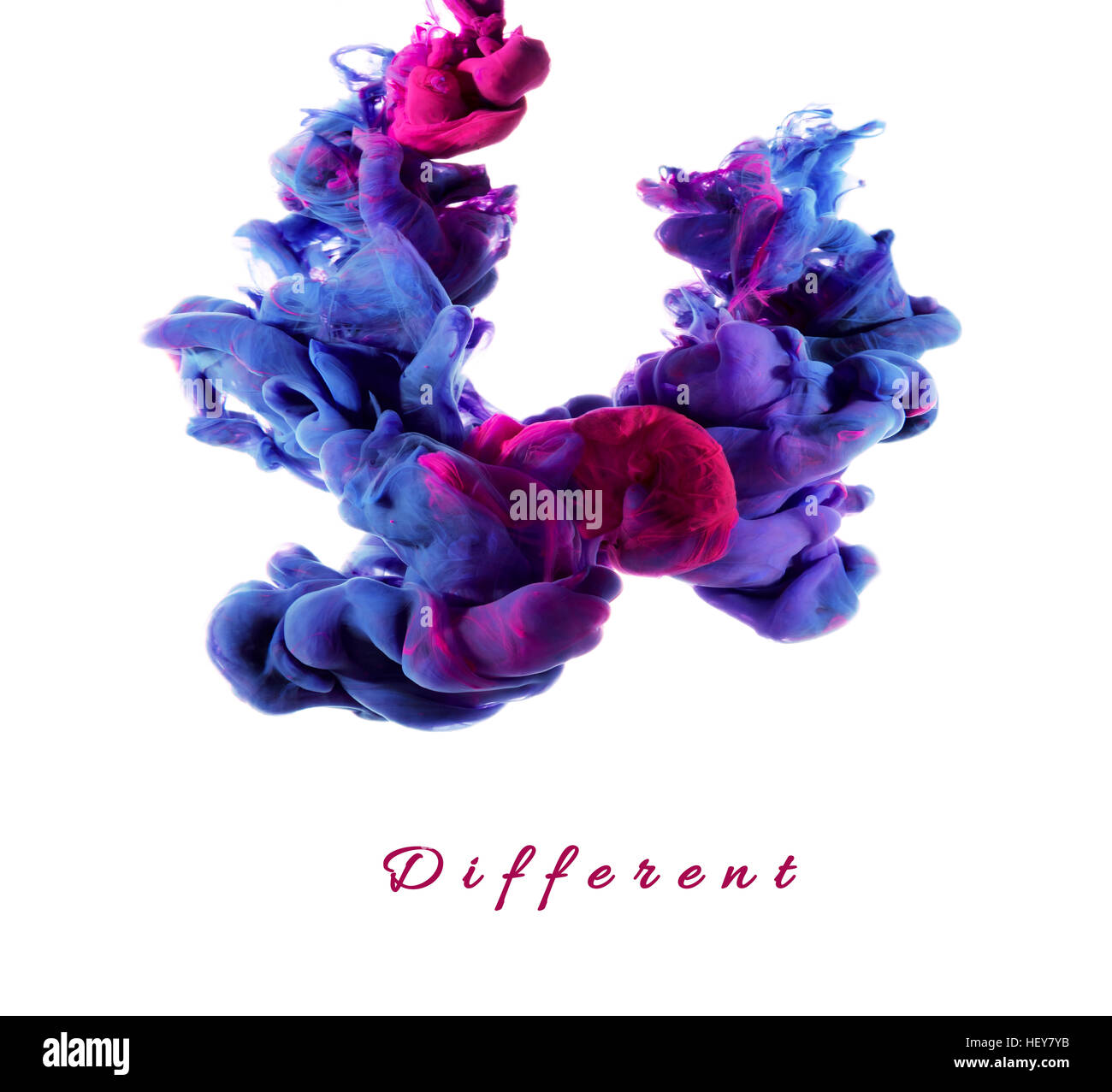 Liquid Colors Under Water Stock Photo - Alamy