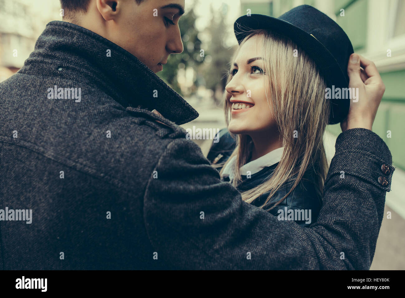 Young beautiful couple Stock Photo - Alamy