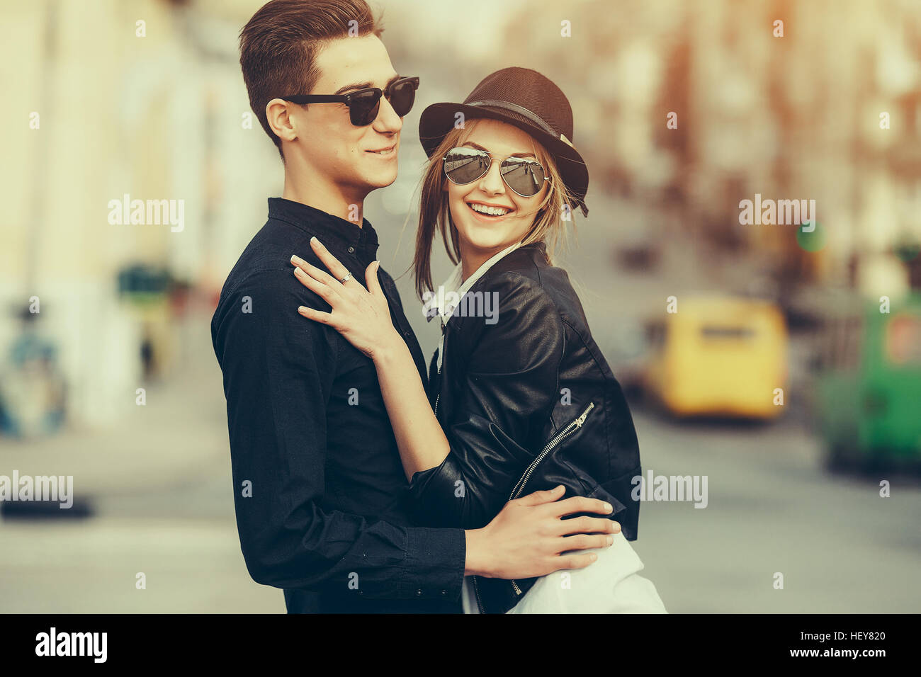 Young beautiful couple Stock Photo - Alamy