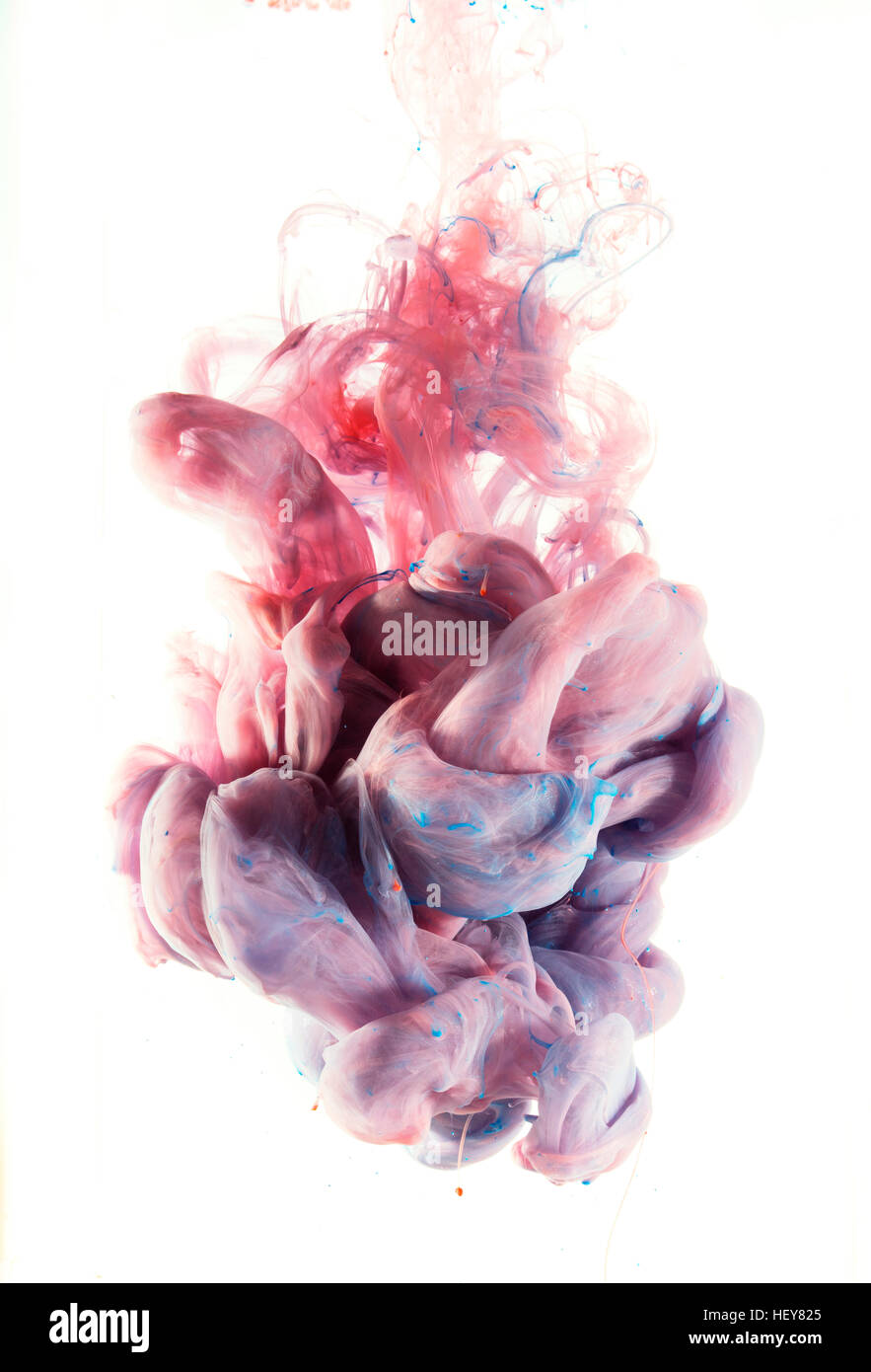 Liquid Colors Under Water Stock Photo - Alamy