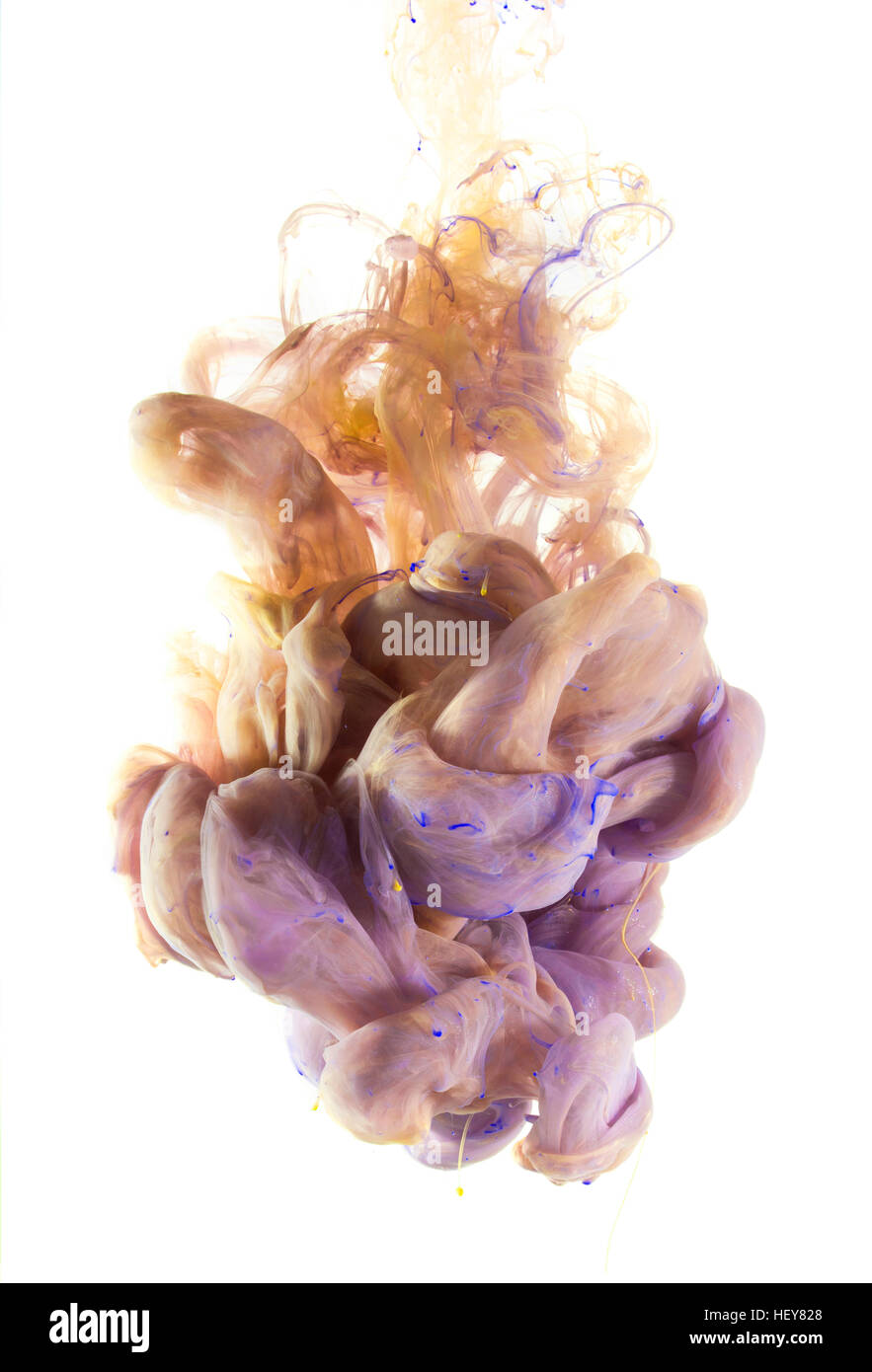 Liquid Colors Under Water Stock Photo - Alamy