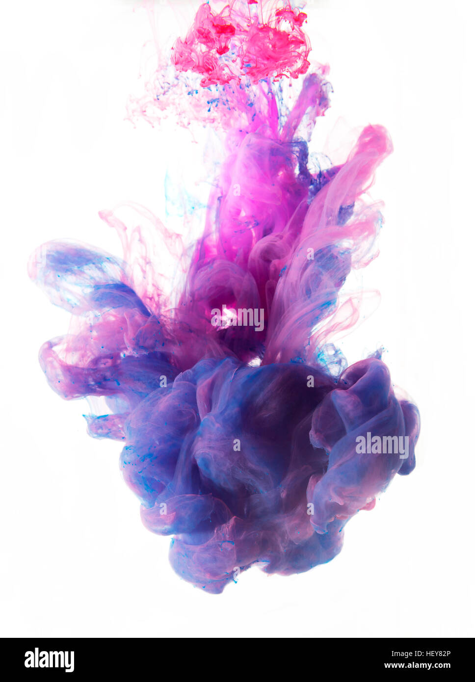 Liquid Colors Under Water Stock Photo - Alamy