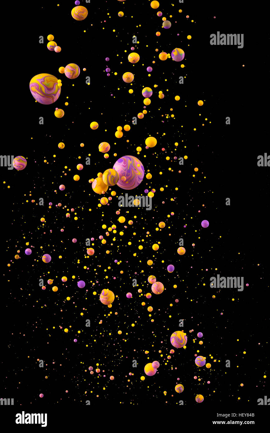 Liquid Colors Under Water Stock Photo - Alamy