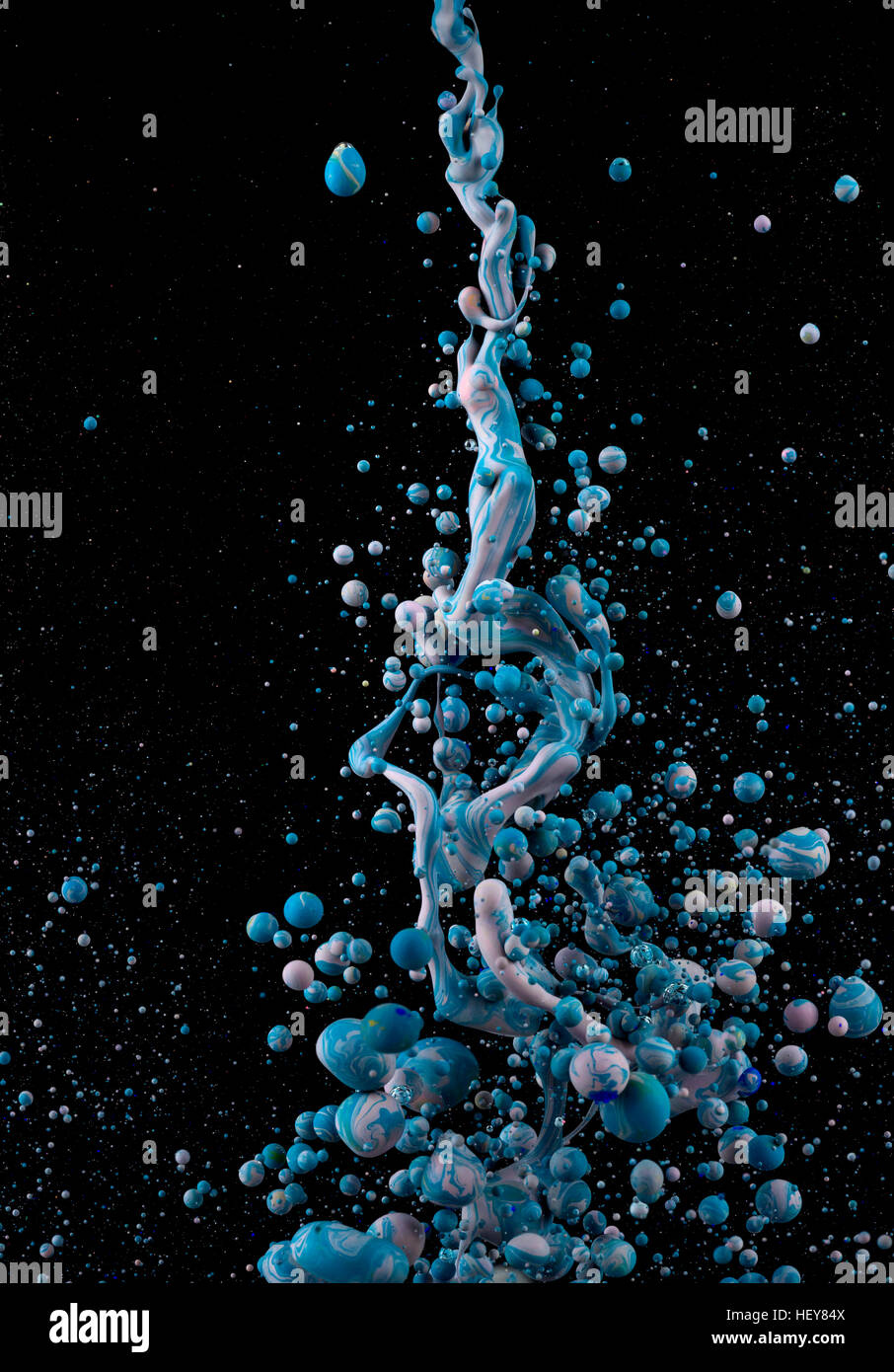 Liquid Colors Under Water Stock Photo - Alamy