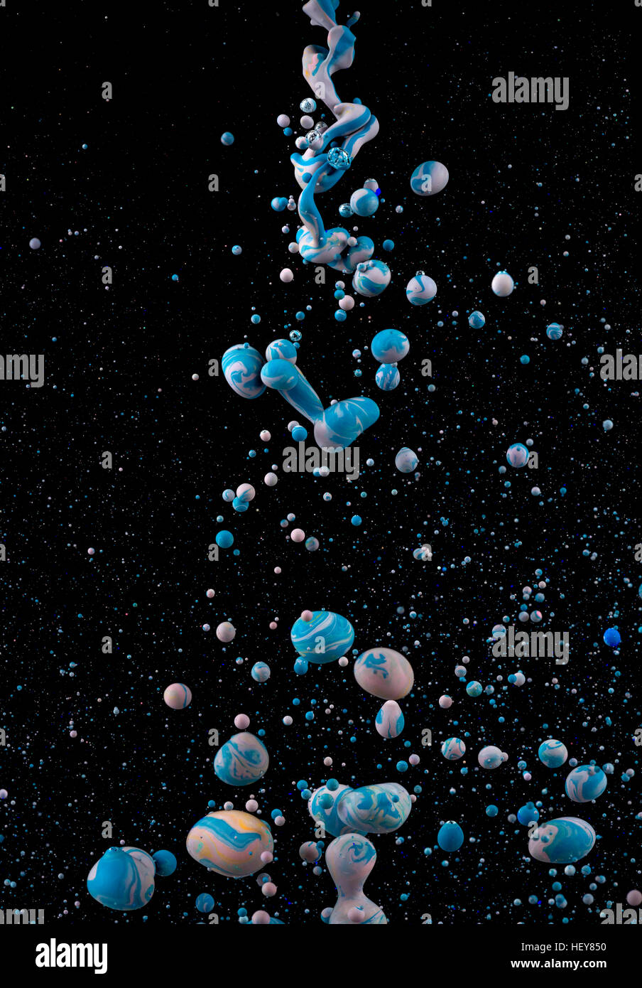 Liquid Colors Under Water Stock Photo - Alamy