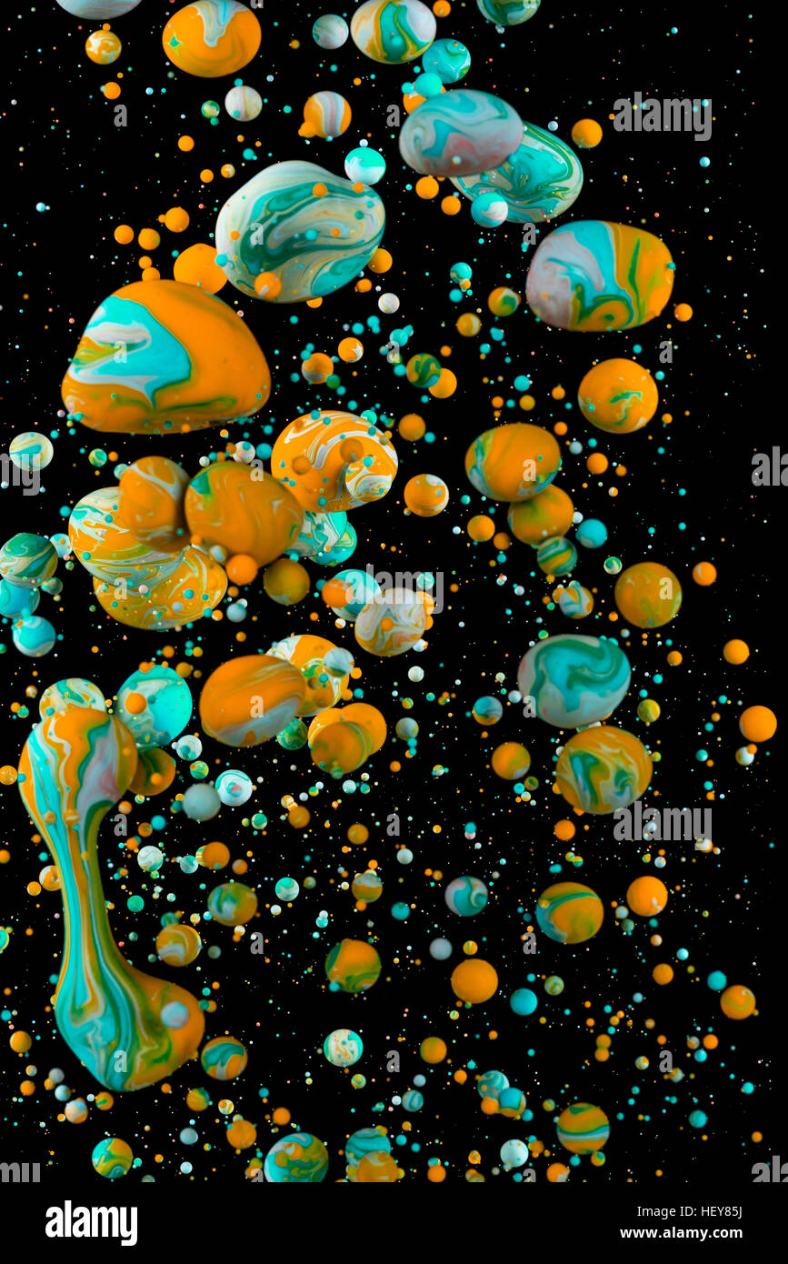 Liquid Colors Under Water Stock Photo - Alamy