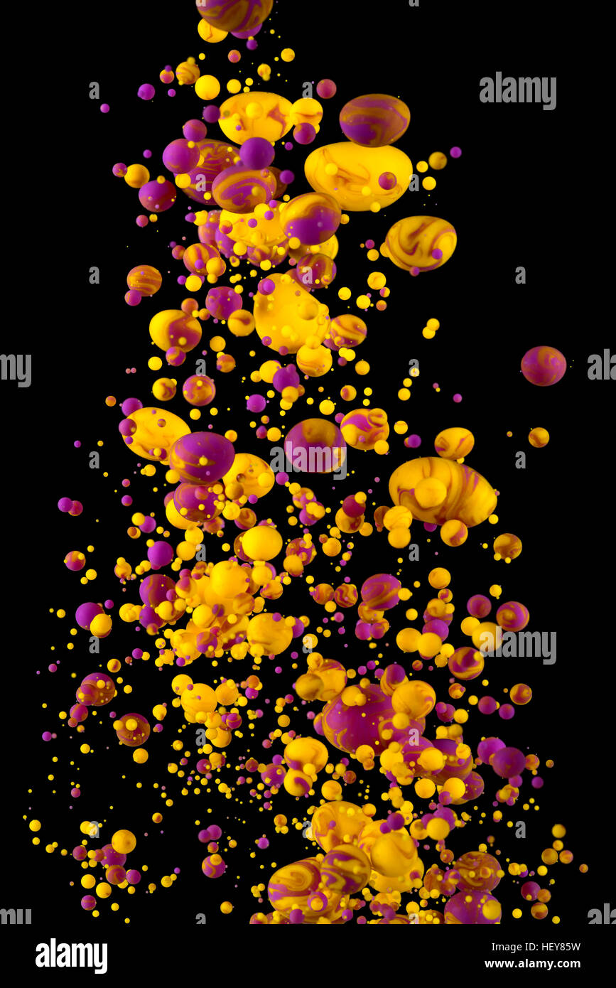 Liquid Colors Under Water Stock Photo - Alamy