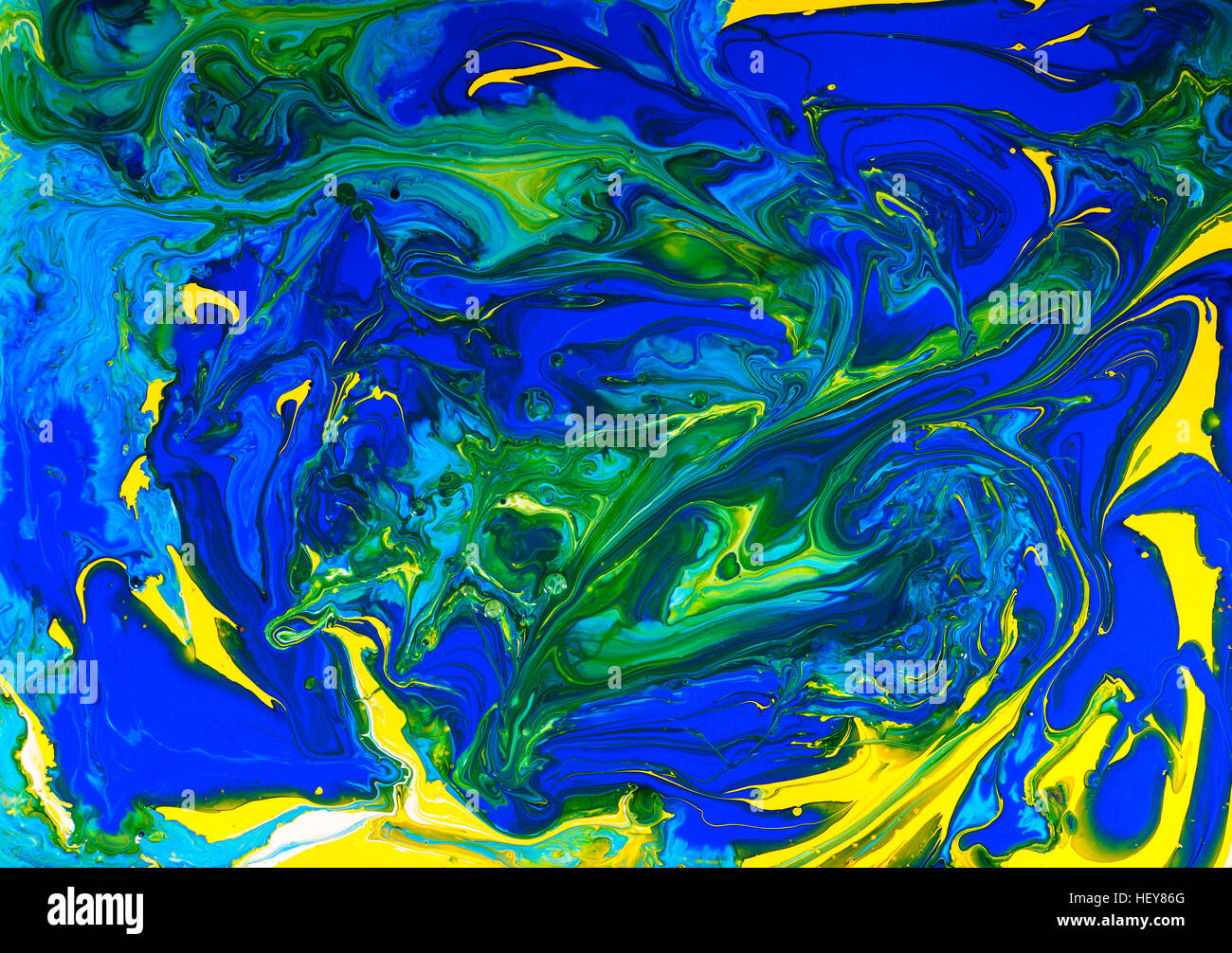 Liquid Colors Under Water Stock Photo - Alamy