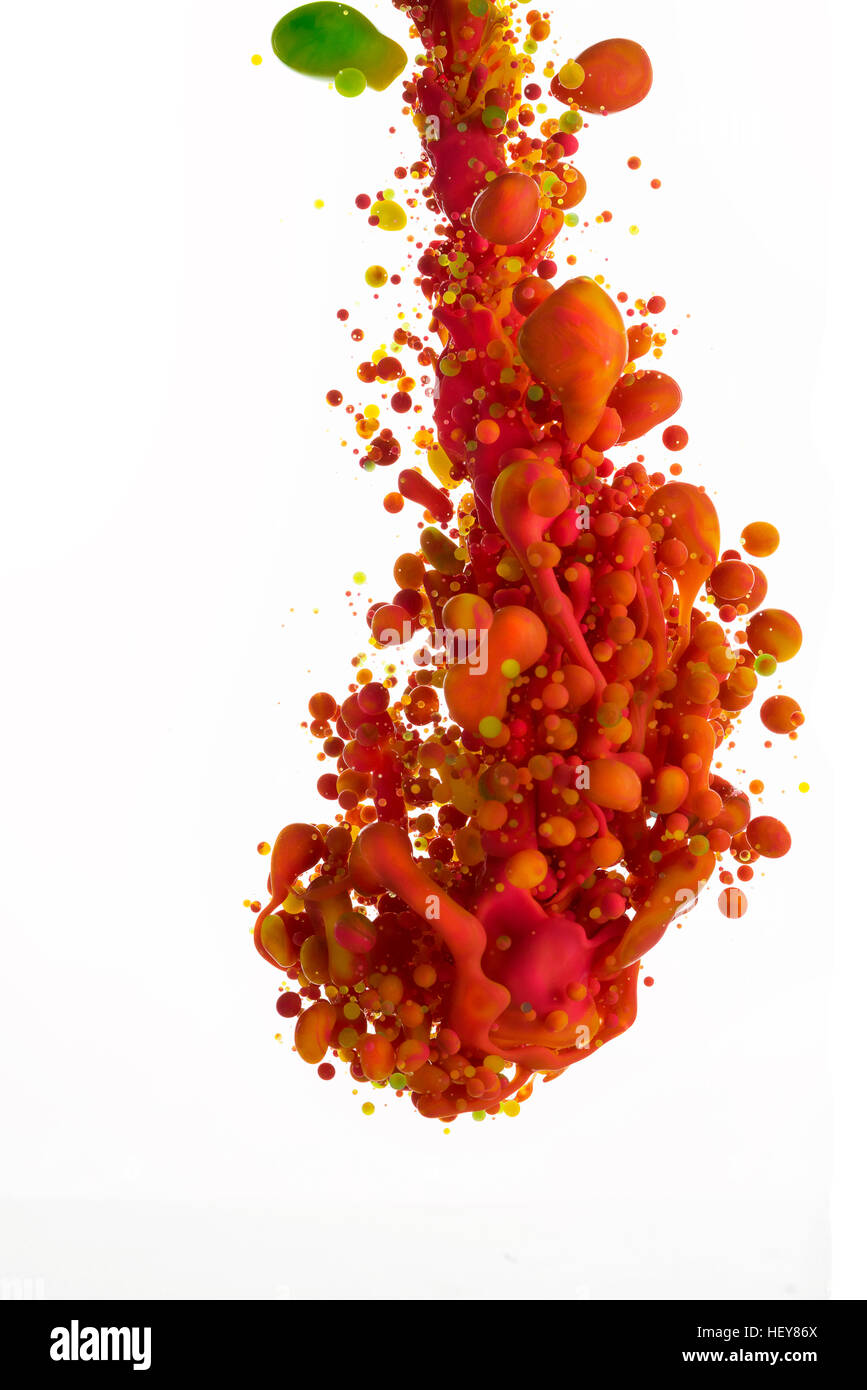 Liquid Colors Under Water Stock Photo - Alamy