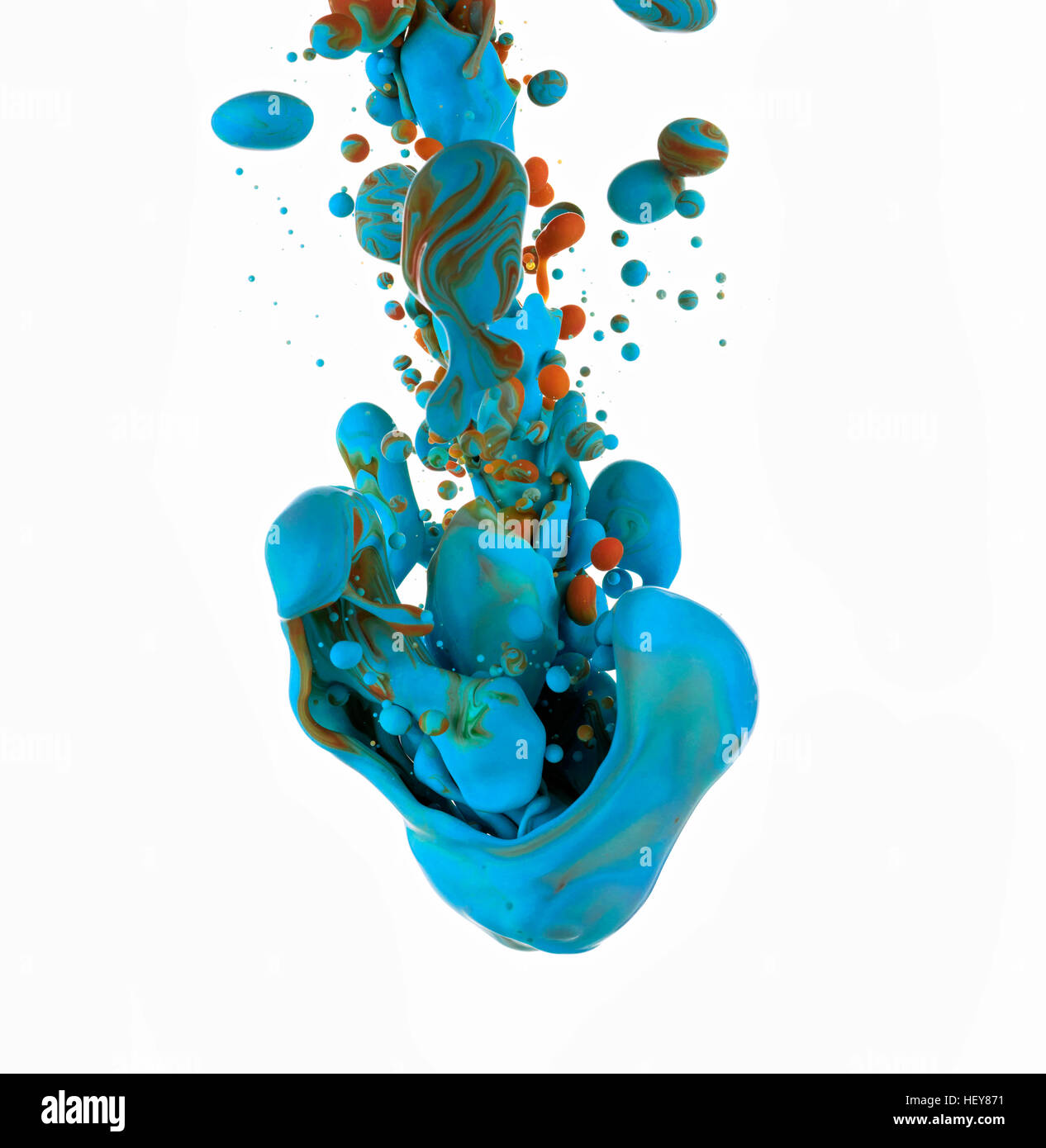 Liquid Colors Under Water Stock Photo - Alamy