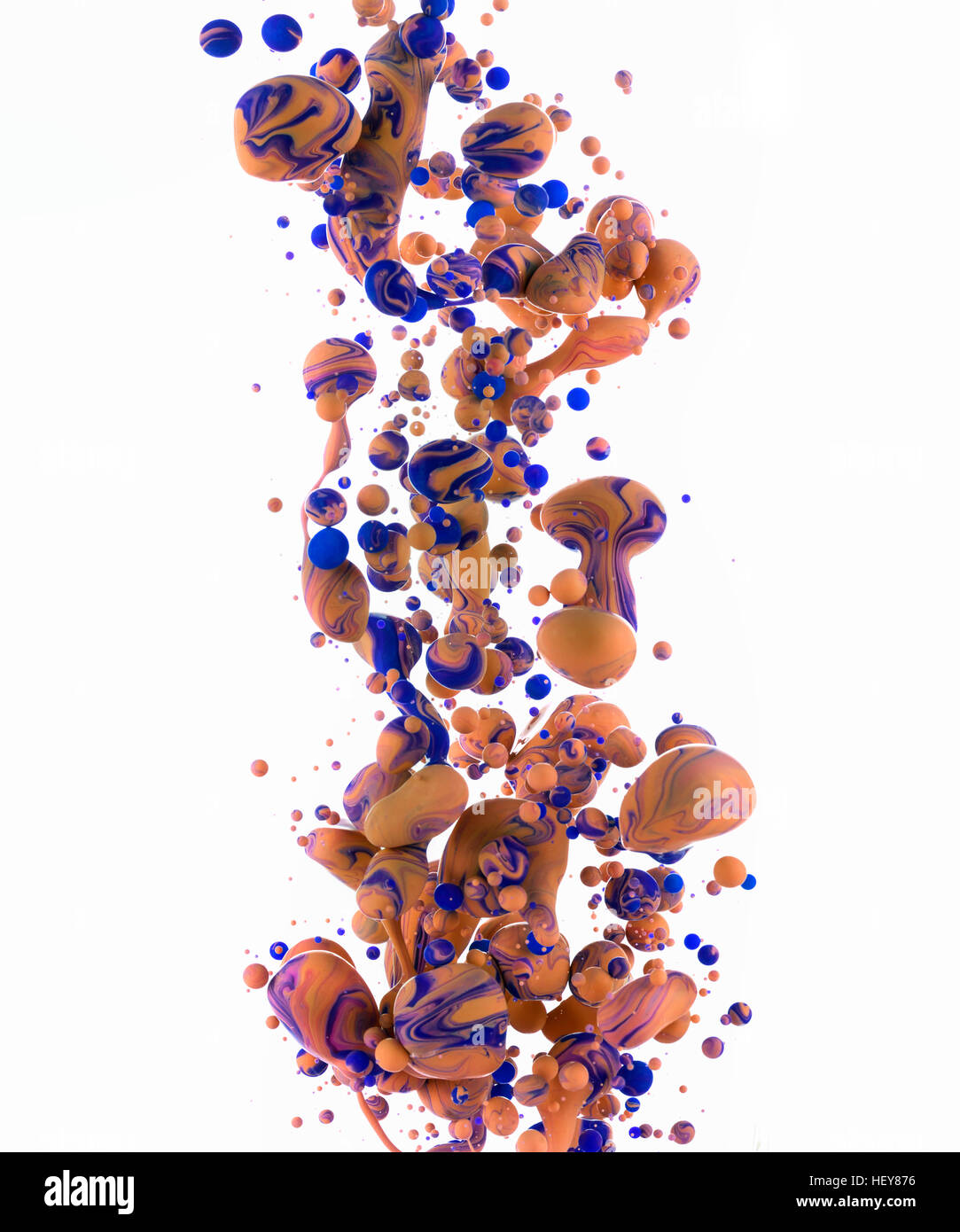 Liquid Colors Under Water Stock Photo - Alamy