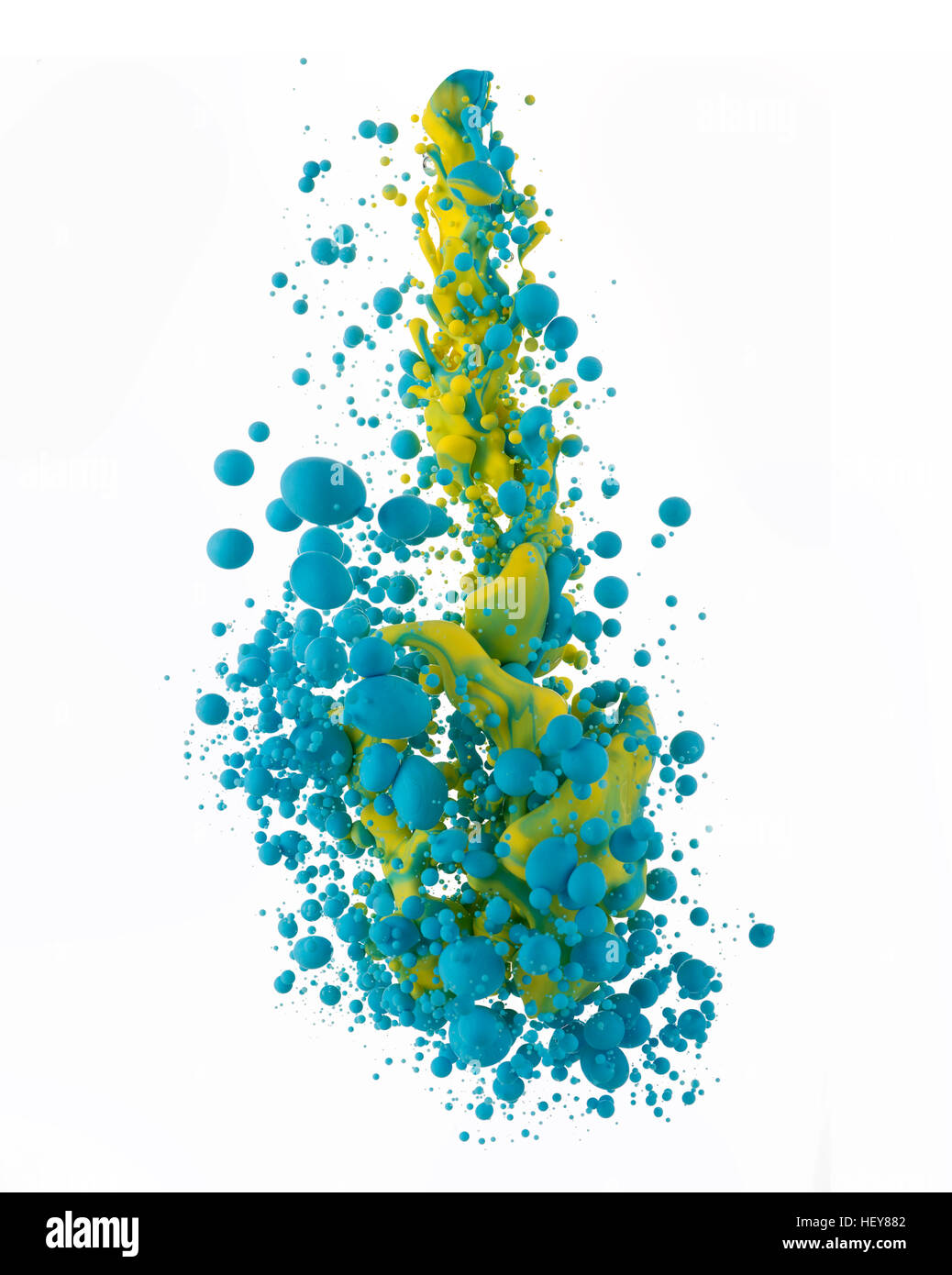 Liquid Colors Under Water Stock Photo - Alamy