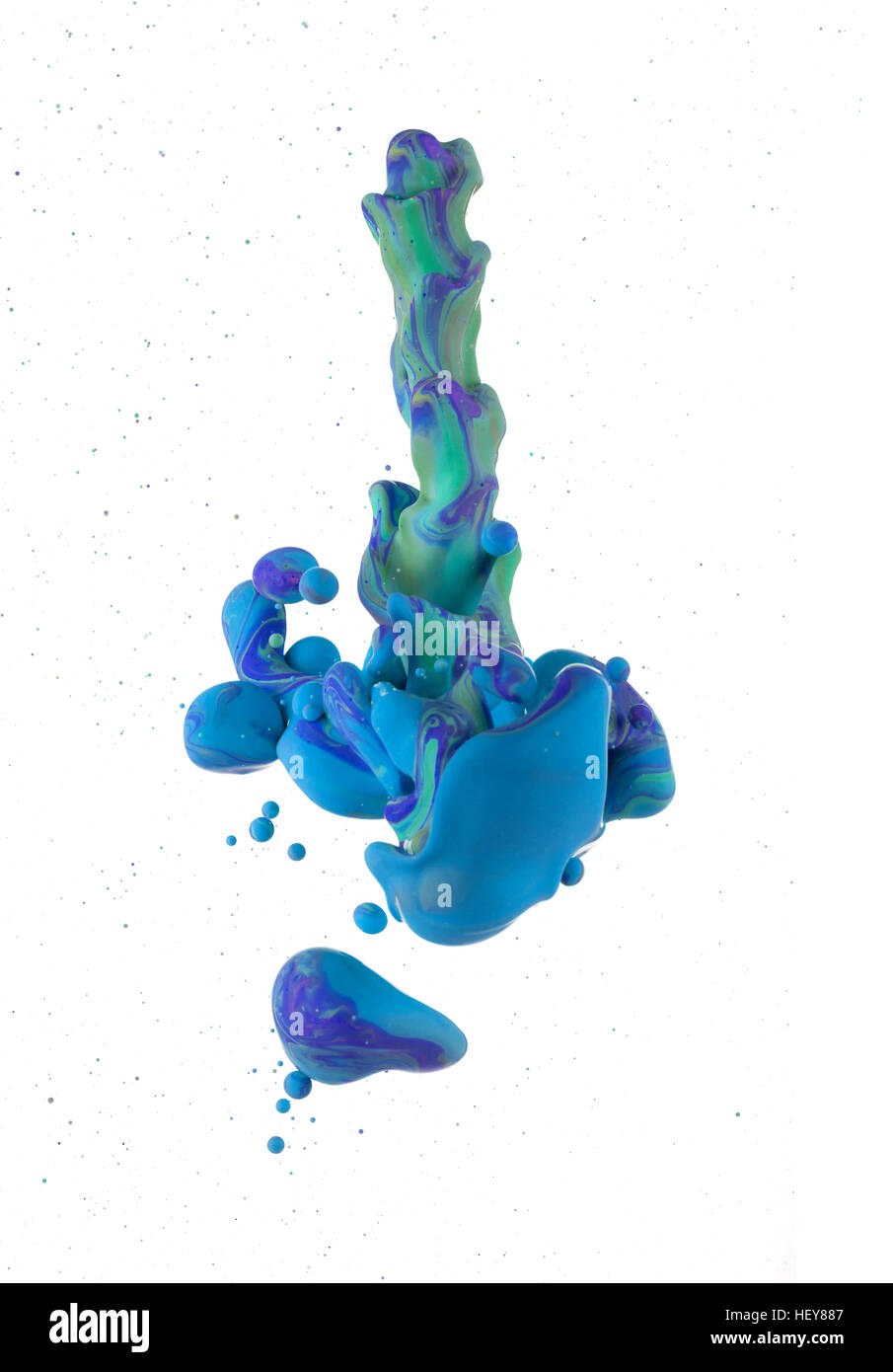 Liquid Colors Under Water Stock Photo - Alamy