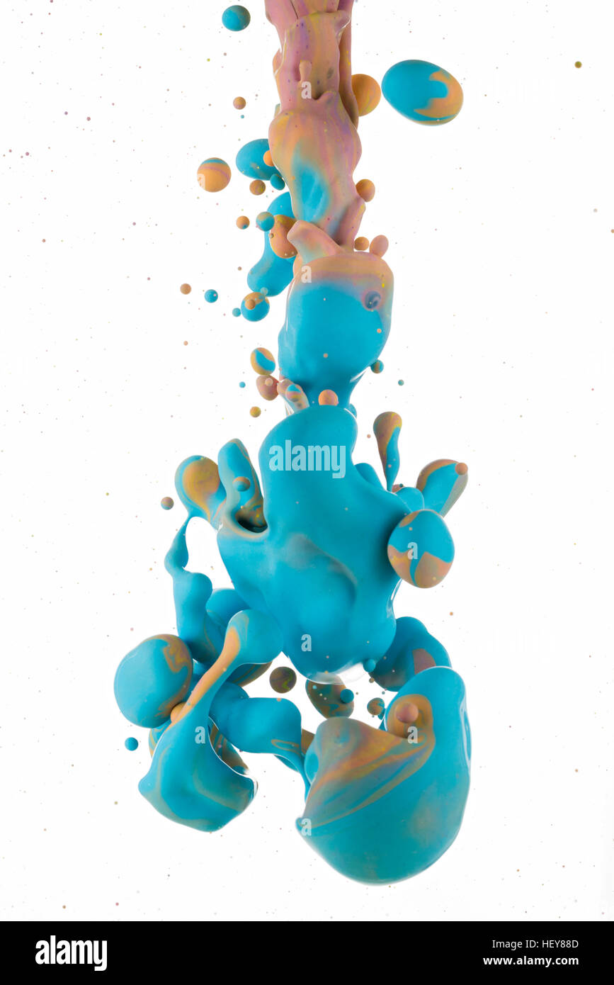 Liquid Colors Under Water Stock Photo - Alamy