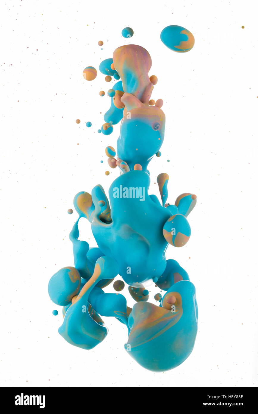 Liquid Colors Under Water Stock Photo - Alamy