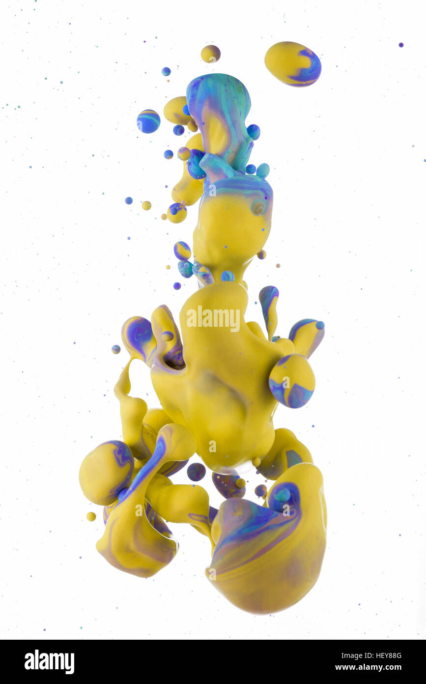 Liquid Colors Under Water Stock Photo - Alamy