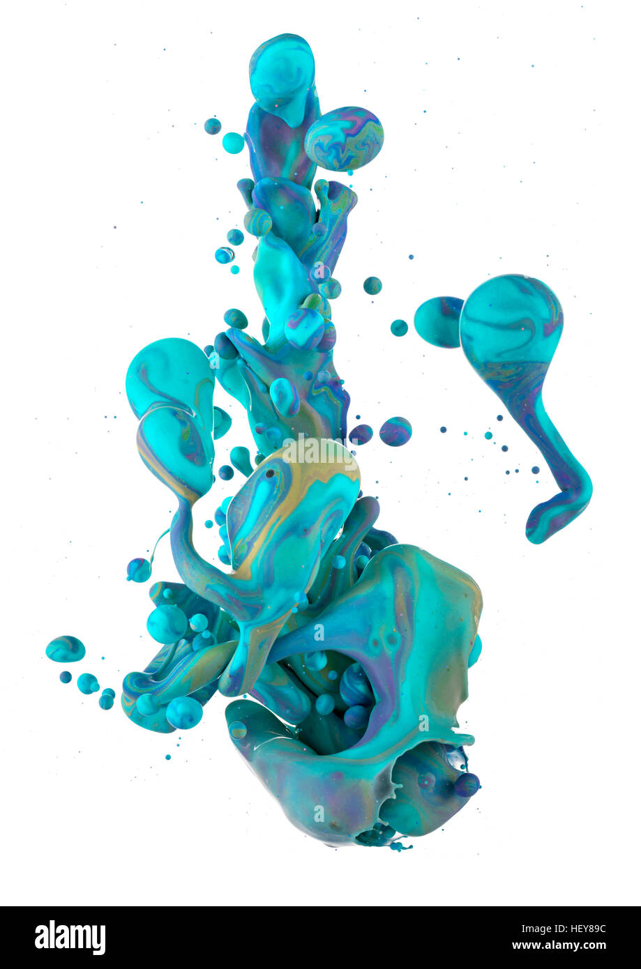 Liquid Colors Under Water Stock Photo - Alamy