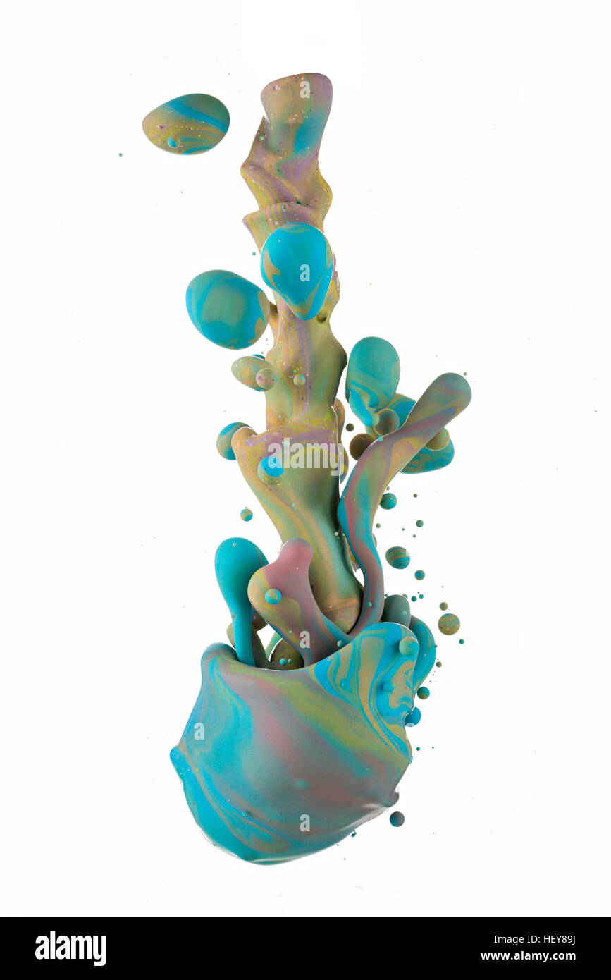 Liquid Colors Under Water Stock Photo - Alamy