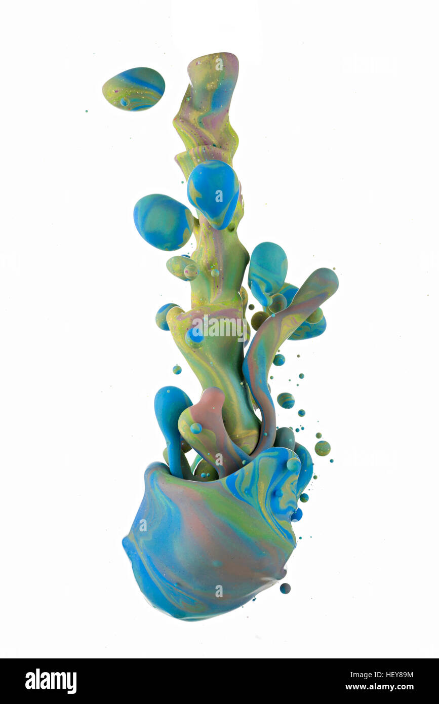 Liquid Colors Under Water Stock Photo - Alamy