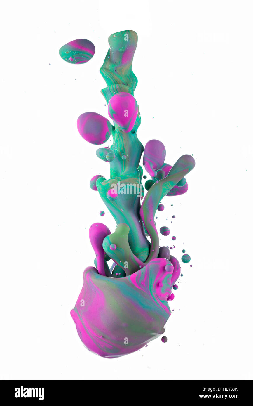 Liquid Colors Under Water Stock Photo - Alamy