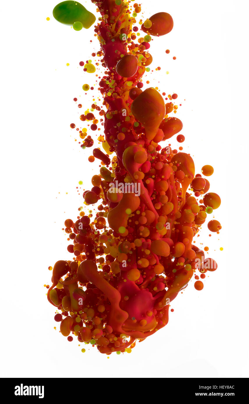 Liquid Colors Under Water Stock Photo - Alamy