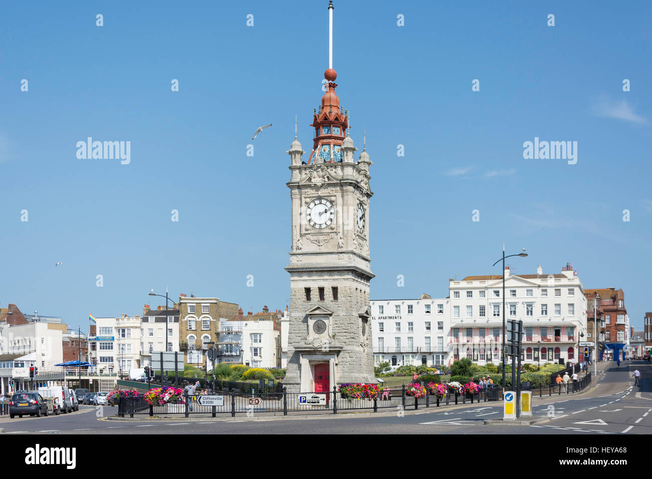 Margate Clock Tower, Marine Drive, Margate, Kent, England, United ...