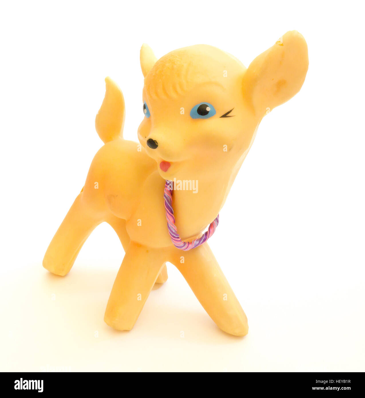 The Miniature yellow toy fawn Stock Photo - Alamy