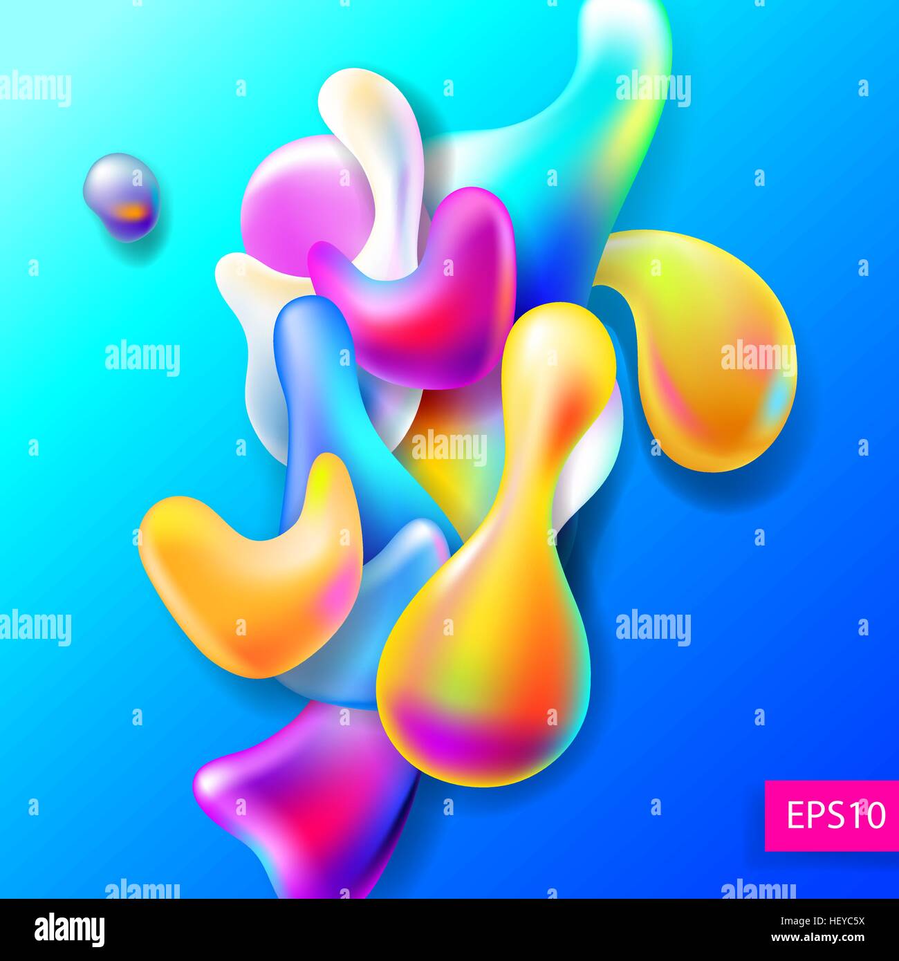 Abstract colorful arc drop background hi-res stock photography and ...