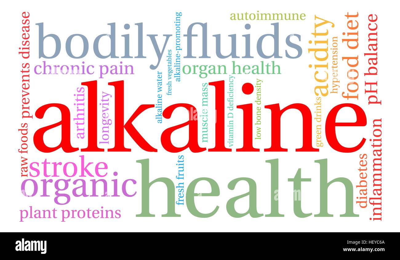 Alkaline word cloud on a white background Stock Vector Image & Art - Alamy