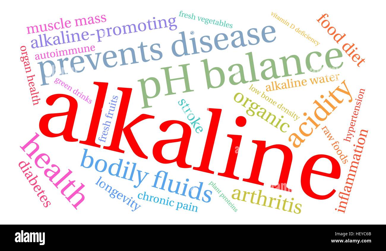 Alkaline food ph balance Stock Vector Images - Alamy