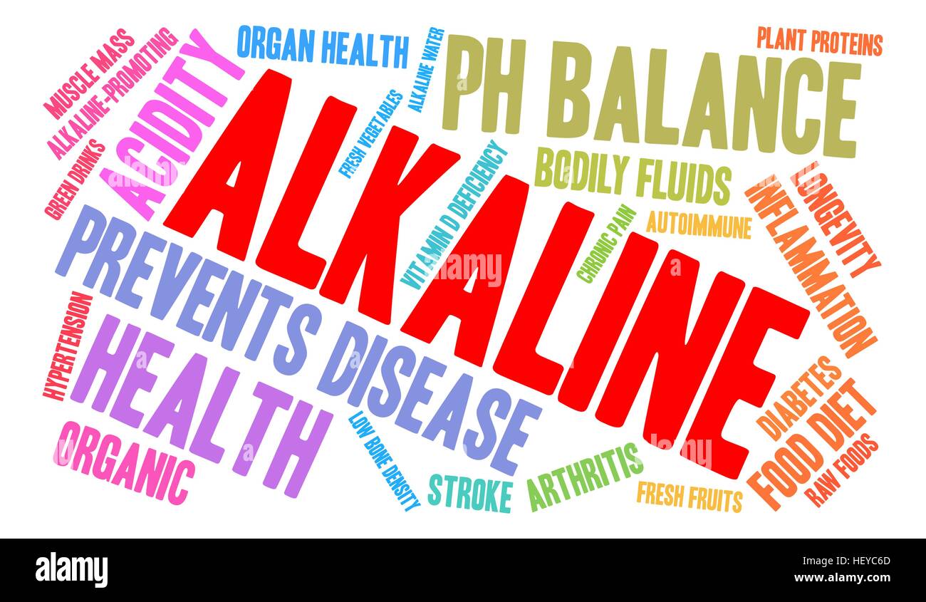 Alkaline word cloud on a white background Stock Vector Image & Art - Alamy