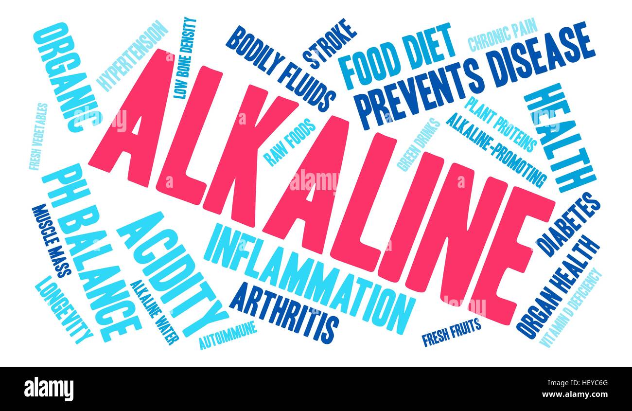 Alkaline word cloud on a white background Stock Vector Image & Art - Alamy