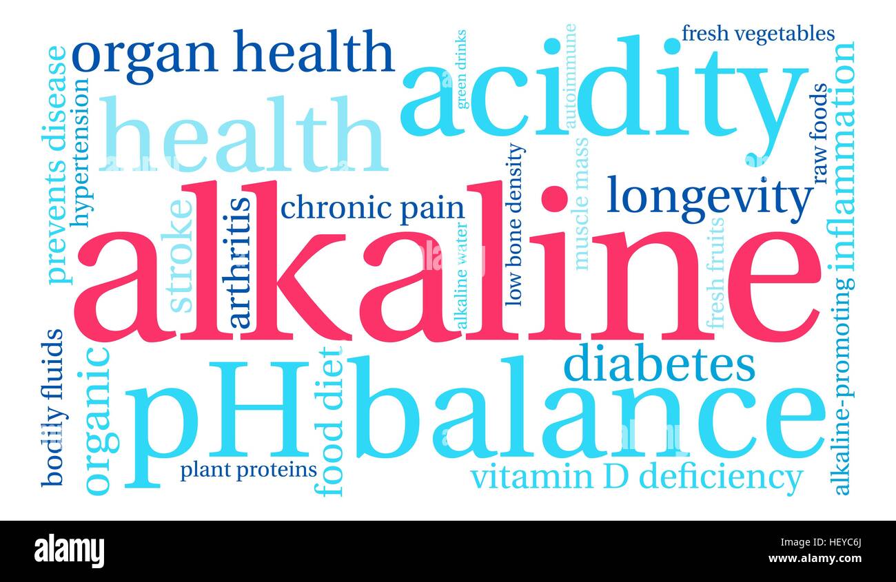 Alkaline word cloud on a white background Stock Vector Image & Art - Alamy