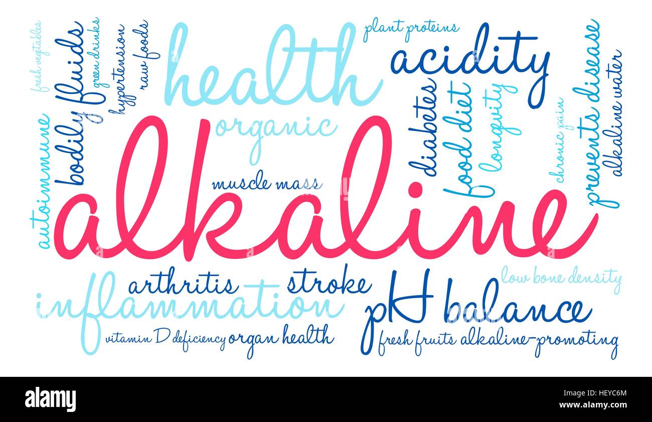 Alkaline word cloud on a white background Stock Vector Image & Art - Alamy