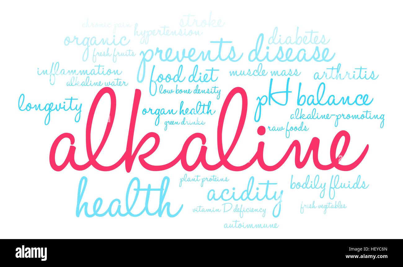 Alkaline word cloud on a white background Stock Vector Image & Art - Alamy