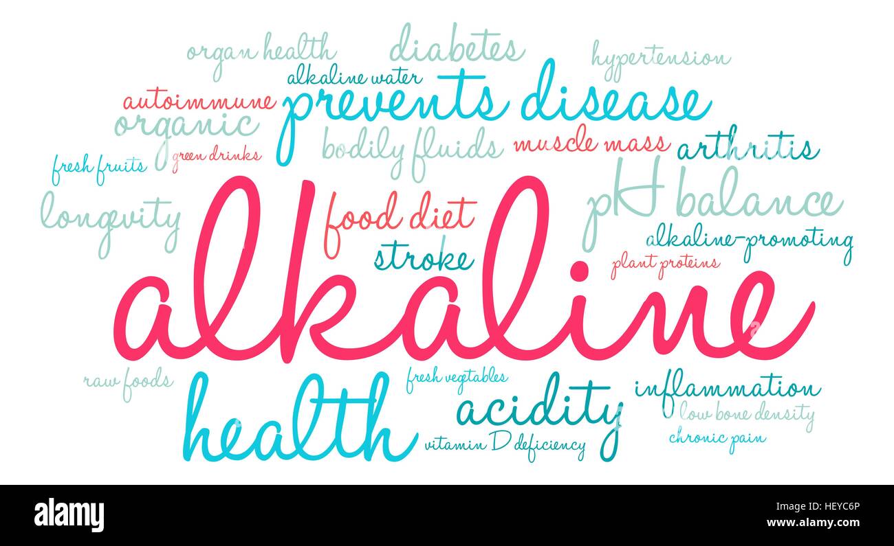 Alkaline word cloud on a white background Stock Vector Image & Art - Alamy